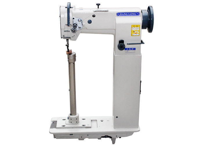 Single Needle 1600RPM Unison Feed High Post Bed Sewing Machine