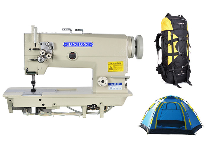 Twin Needle Vertical Hook 240V Needle Feed Sewing Machine
